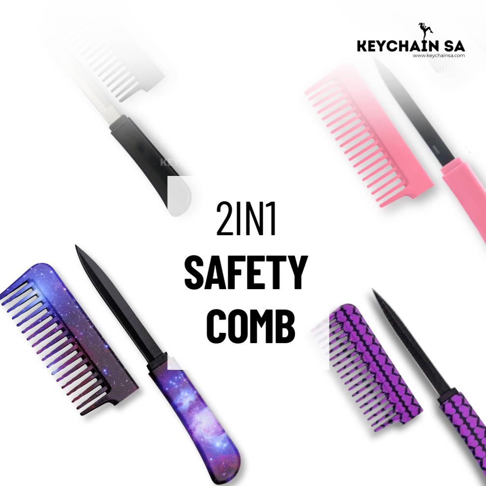 2-in-1 Safety Comb – keychainsa